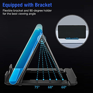 RGB One Hand Mechanical Gaming Keyboard and Mouse, USB Wired 35 Keys Gaming Keyboard Mouse Combo with Mobile Game Controller Adapter Converter for Smartphone(Mix Pro+F6 Keyboard+G2