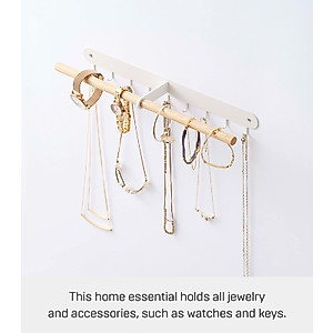 YAMAZAKI home 2513 Wall Accessory Rack, One Size, White