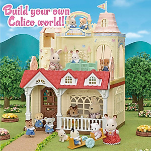 Calico Critters Sweet Raspberry Home Dollhouse Playset with Figure & Furniture Included