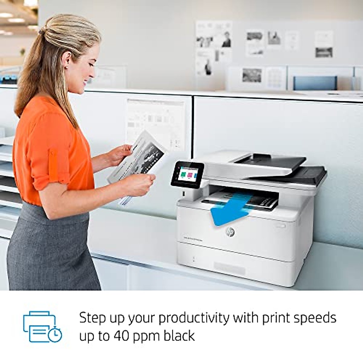 HP Laserjet Pro M428dw Wireless Multifunction Laser Printer with Simple Setup & Security Features (W1A28A)