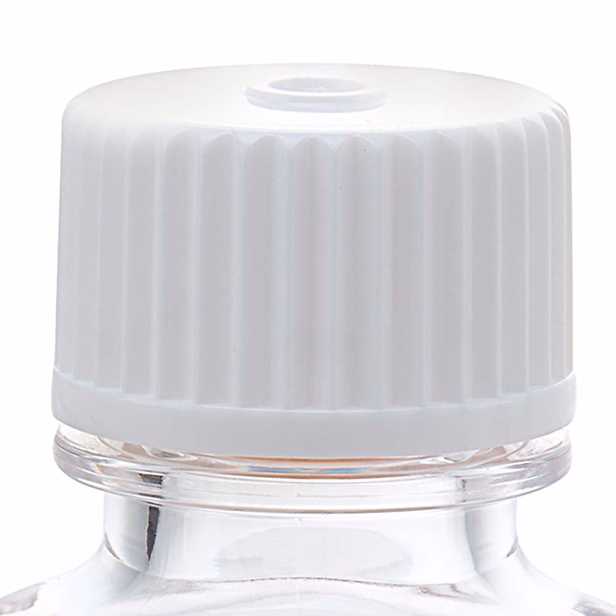 Globe Scientific Diamond RealSeal Bottle, Square Media, PETG with HDPE Closure, 30mL, STERILE with Tamper Evident Shrink Band, 24/Shrink Wrapped Tray, 96/Case, 7610030