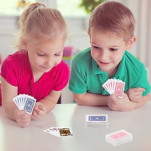 Mini Playing Cards Deck, Small Casino Card Games for Kids, Magic Party Favor, 2.5" Inches (12-Pack)