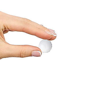 DecorRack 300 Small Cotton Balls for Make-Up, Nail Polish Removal, Pet Care, Applying Oil Lotion or Powder, Made from 100% Natural Cotton, Soft and Absorbent for Household Needs (300 Count)