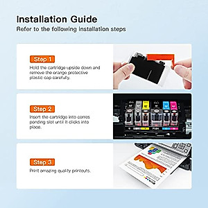 E-Z Ink (TM Compatible Ink Cartridge Replacement for Canon PGI-270 PGI 270 to use with MG6821 TS6020 MG6820 MG5720 MG5721 MG5722 TS5020 TS8020 TS9020 MG7720 Printer (Large Black, 4 Pack)