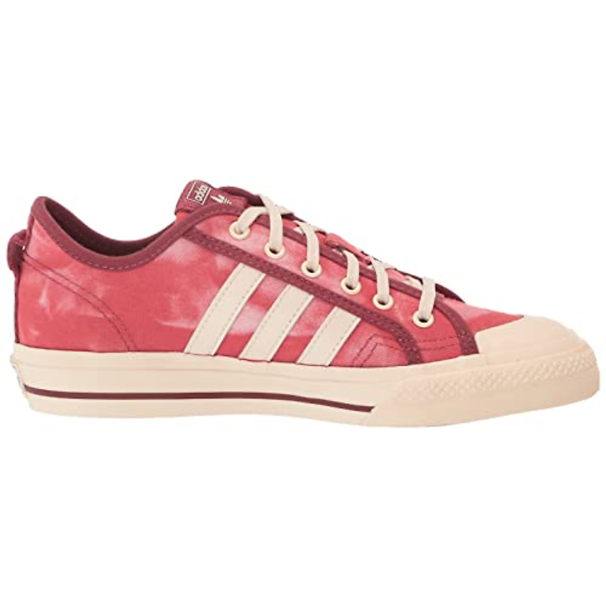 adidas Originals Nizza Skate Shoe, Crew Red/Tactile Red/Chalk White, 5.5 US Unisex Big Kid