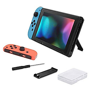 JAOYSTII Kickstand Stand Replacement Back Shell Holder Back Bracket Case Sand Holder for Nintendo Switch Console