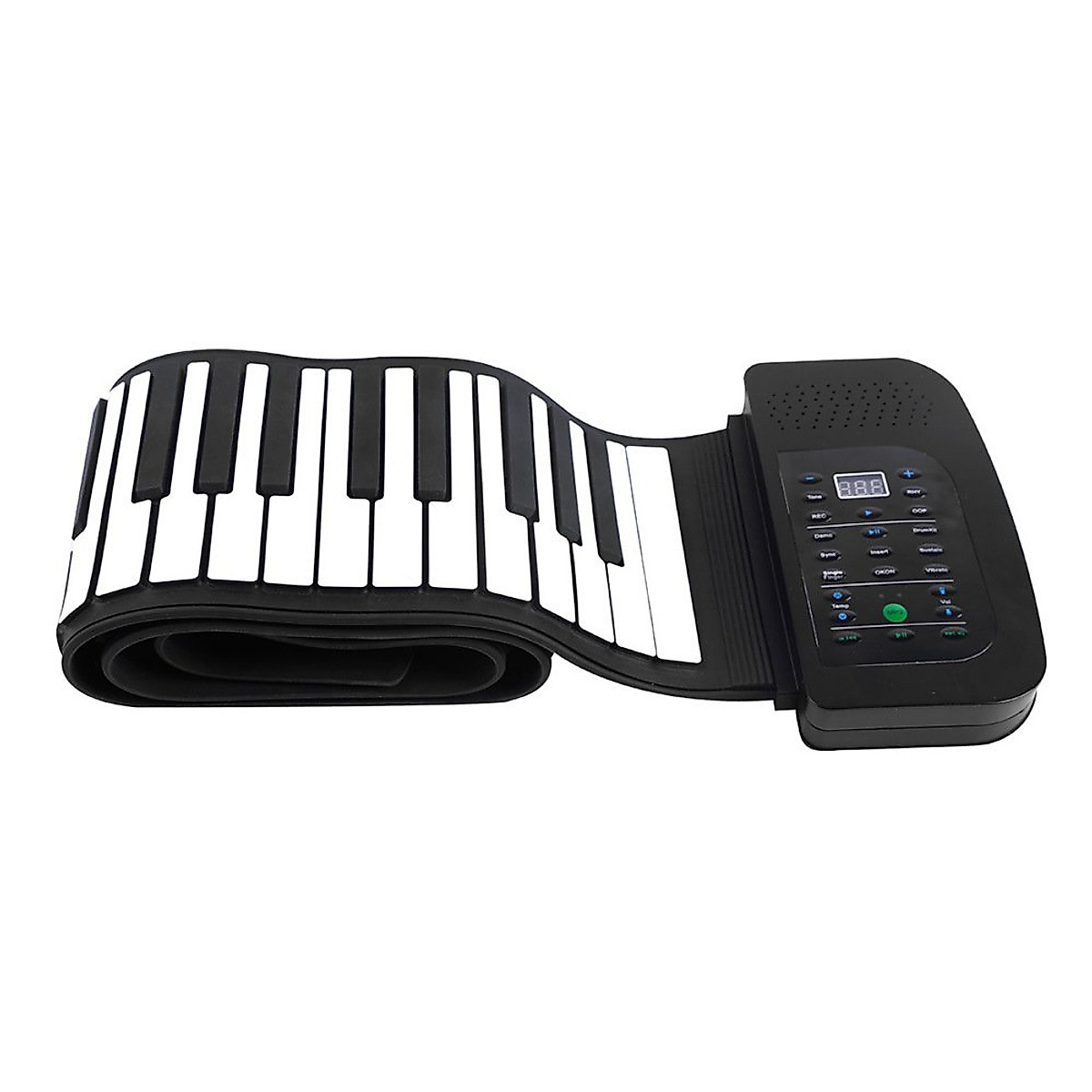 Aidashine Portable 88 Keys Roll Up Piano Keyboard Piano, Silicone Flexible Foldable Keyboard Hand-Rolling Piano with Sustain Pedal