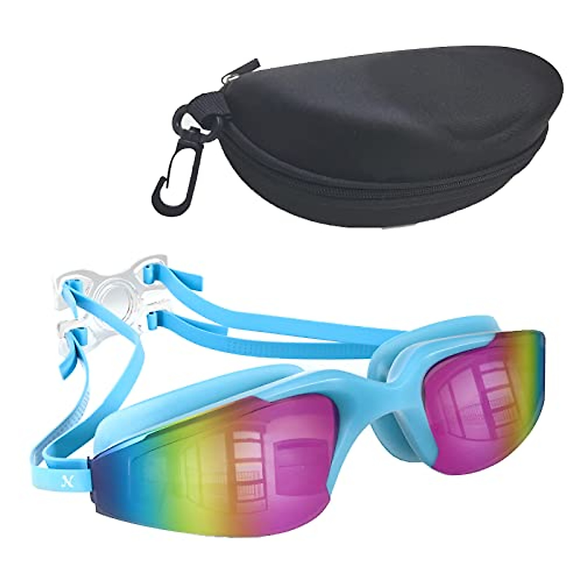 Nabevin Unisex-Adult Swim Goggles Full Protection Vanquisher 2.0 Polarized Anti-fog Anti-ultraviolet