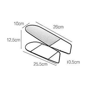 TAZSJG Iron Double Layers Shoe Organizer Modern Shoe Rack Storage Shoe Organiser Stand Shelf for Living Room Space Saver