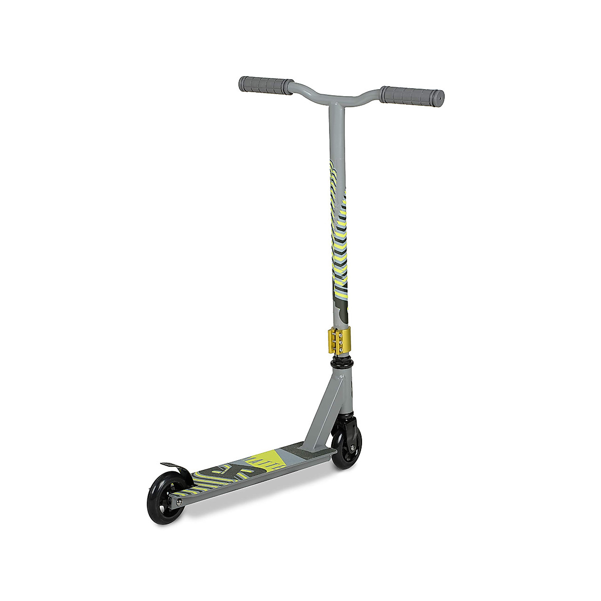 Riprail Matte Stunt Scooter Finished in Ghost Silver with Alloy Deck, Alloy Core Wheels and ABEC-9 Bearings