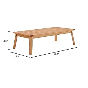 Modway EEI-3682-NAT Sedona Coffee Table, Natural Taupe