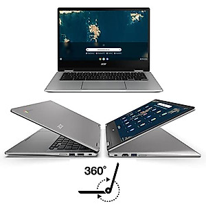 Acer Chromebook Spin 314 Convertible Laptop | Intel Pentium Silver N6000 | 14" Full HD IPS Touch Display | 8GB LPDDR4X | 64GB eMMC | Intel Wi-Fi 6 AX201 | Backlit KB | Chrome OS | CP314-1HN-P138