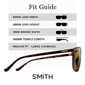 SMITH Optics Mono Lake Sunglasses – Performance Sports Active Retro Sunglasses For Running or Everyday Wear – For Men & Women – Tortoise + Brown ChromaPop Lenses