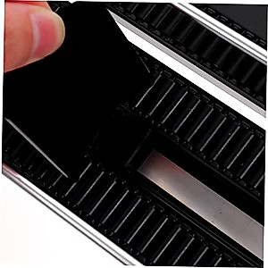 ULTECHNOVO Soda can Organizer Soda can Organizer Drink Refrigerator Storage Mini Refrigerator 3pcs Drink Pusher Ball Black Abs Slide Rail Mini Water Bottle Pusher Glide