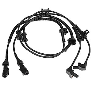 Front Left & Right ABS Wheel Speed Sensor Replacement for Ford Excursion 2000-2005 F-250 F-350 F-450 F-550 Super Duty 1999-2004 F650 F750 F800 Replace# ALS197 5S6024 SU7557 BRAB68 F81Z2C204BA (2Pcs)