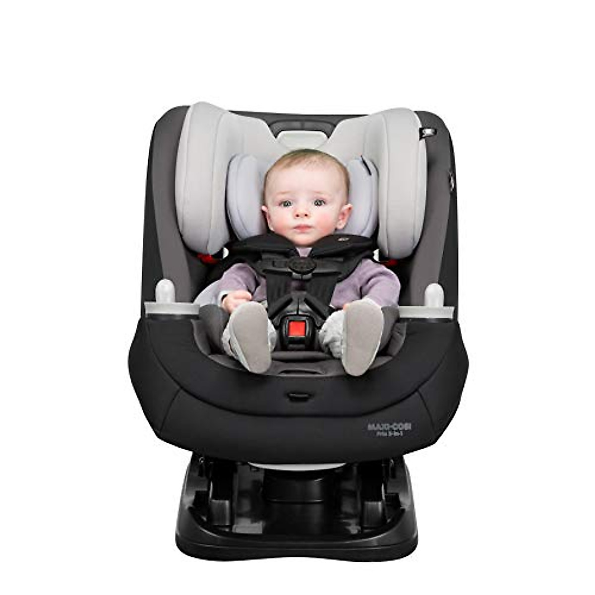 Maxi-Cosi Pria All-in-One Convertible Car Seat, rear-facing, from 4-40 pounds; forward-facing to 65 pounds; and up to 100 pounds in booster mode, Blackened Pearl