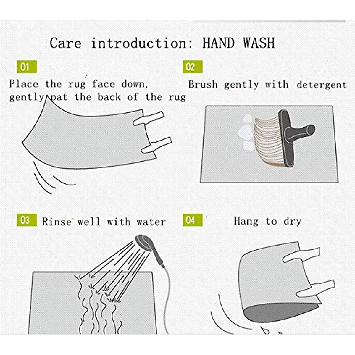 YQ WHJB Area Rug 3D Pastoral Style,Floral Road Corridor Mat,Entrance Indoor Floor Mat,3D Geometric Optical Illusion Carpets E 50x160cm(20x63inch)