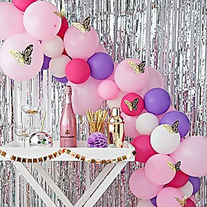 Gold Butterfly Decorations - 48pcs Gold Butterflies 3D Butterfly Wall Decor Removable 3D Gold Butterfly Stickers for Nursery Classroom Kids Bedroom Festival Party Gold Butterfly Wall Decor