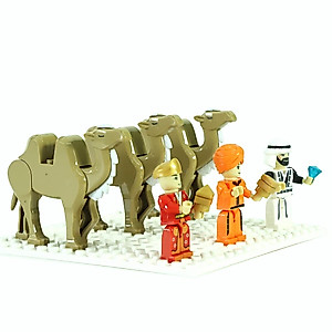 Nativity Bricks Asian Nativity International Series - Block Building Nativity Set for Ages 12+ (917 Pieces)