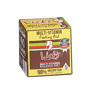 Licks Dog Multi-Vitamin Supplements - 10-use