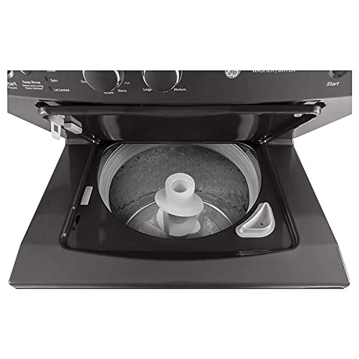 GE Unitized Spacemaker® 3.8 cu. ft. Capacity Washer with Stainless Steel Basket and 5.9 cu. ft. Capacity Electric Dryer