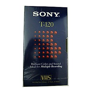 SONY ES T-120 Dynamicron Blank VHS Tape