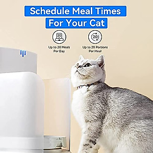 CATLINK Automatic Cat Feeder, Health Report for Cats, 3.5L Capacity WiFi Enabled Smart Cat Feeder, App Control, Portion Control, Multi-cat Identification, Timed Cat Food Feeder with Ceramic Bowl