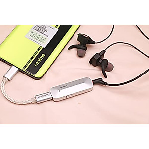 LAMSCAT Portable Headphone Amp, Balanced 2.5mm Output LC2100 Series, Mini HiFi DAC Chip CS43131, Support up to 384KHz/32bit (2.5mm)