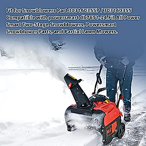 Shear pins and Nuts 303160355P / 303160355 Compatible with Powersmart Snowblowers Part Set Four