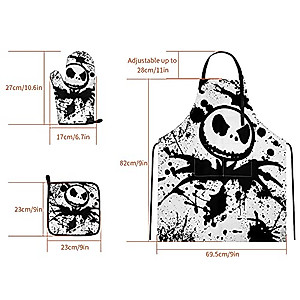 Kitchen Utensils Set Idea Utensil Wooden Spoons Set House Warming Wedding Present Spoon Set Kitchen Gift Set (Nightmare Before Christmas)