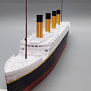RMS Titanic Model - Highly Detailed Replica Historically Accurate No Assembly Required - 1 Foot in Length