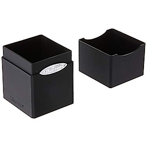 Ultra Pro Satin Tower Deck Box | Black | 1-Pack