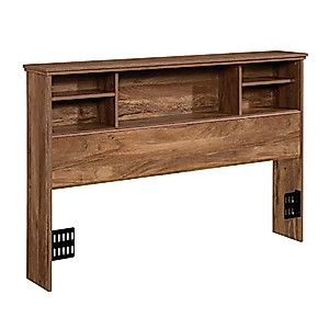 Sauder River Ranch Full-Queen Headboard, Sindoori Mango Finish & Cannery Bridge Nightstand, Sindoori Mango Finish