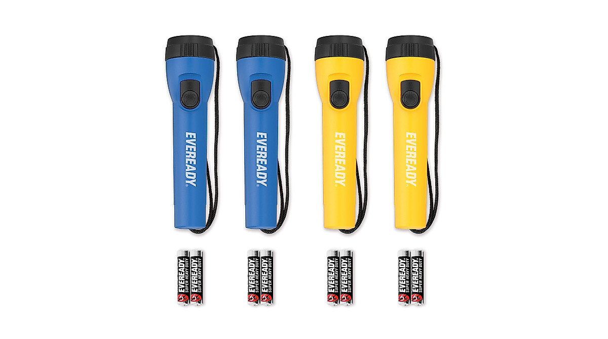 EVEREADY LED Flashlights 4-Pack - Bright & Reliable