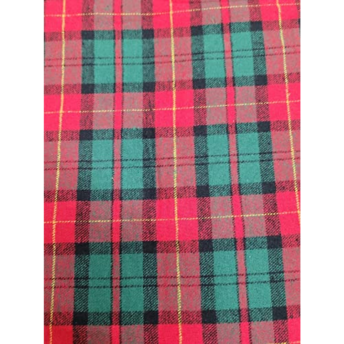 Newcastle Fabrics Yarn Dyed Flannel, Hunter/Wine