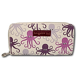 Bungalow360 Zip Around Wallet - Octopus