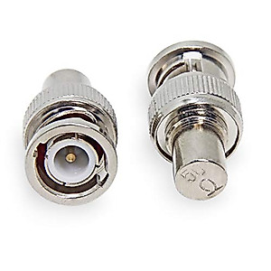 BNC 50 Ohm Terminator, 5-Pack BNC Male Plug Coaxial Cable Adapter Connector