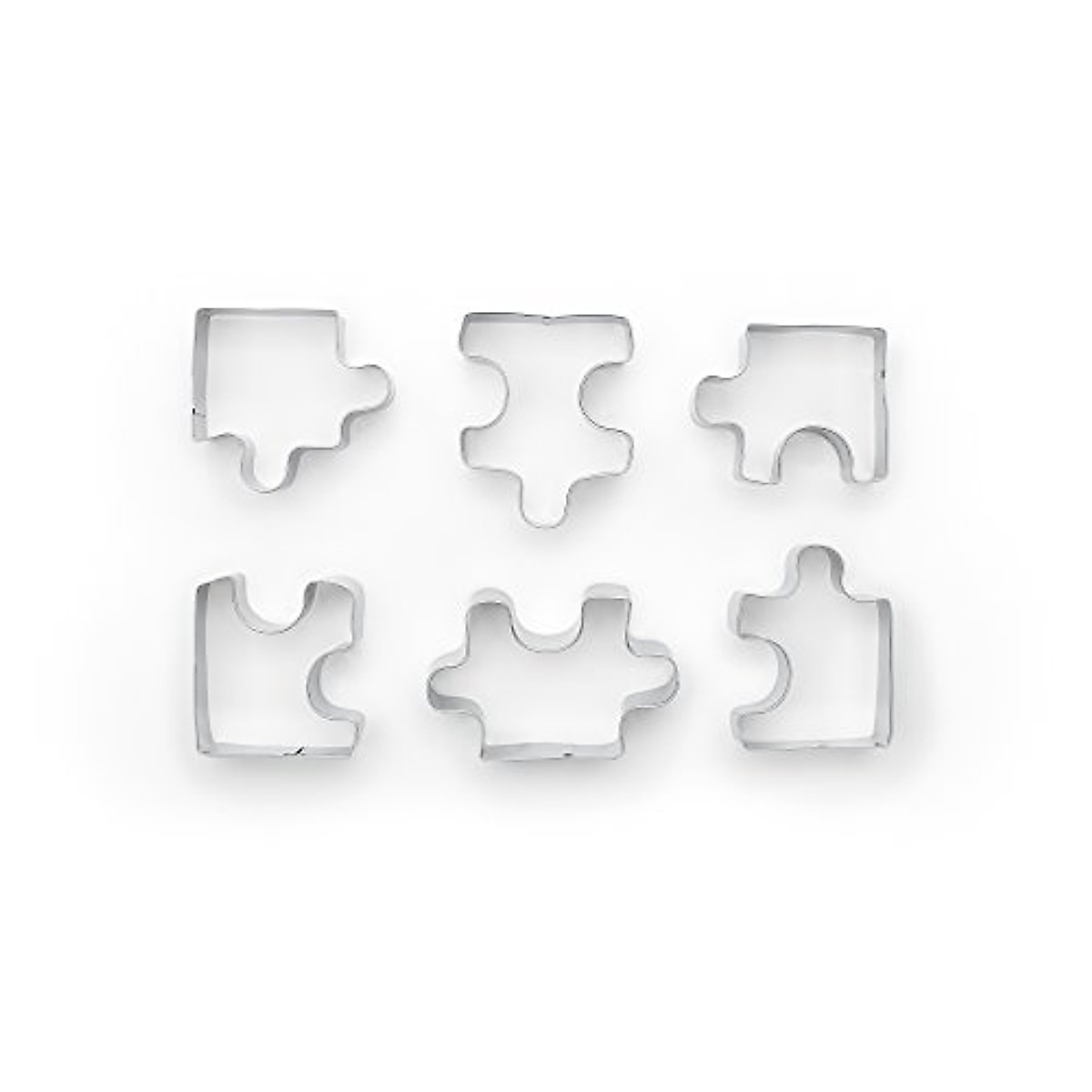 Fox Run Cookie Cutter Set, Puzzle Pieces Cookie Cutter Set