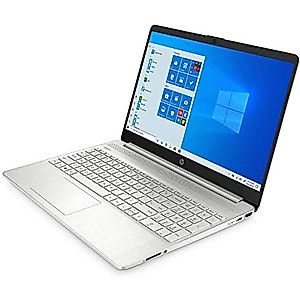 HP 2021 Laptop, 15.6" HD Touchscreen, AMD Ryzen 5-4500U Processor 2.3GHz to 4.0 GHz, 32GB Memory, 512GB PCIe SSD, Webcam, HDMI, Windows 10 Home, Silver, KKE Mousepad