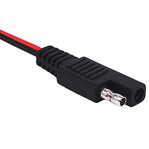 Yeebline 18AWG SAE Extension Cord, 2 Pin Cable 12V-24V Quick Disconnect DC Power Automotive Extension Cable 6 Feet for Camp Trailer Solar Panels