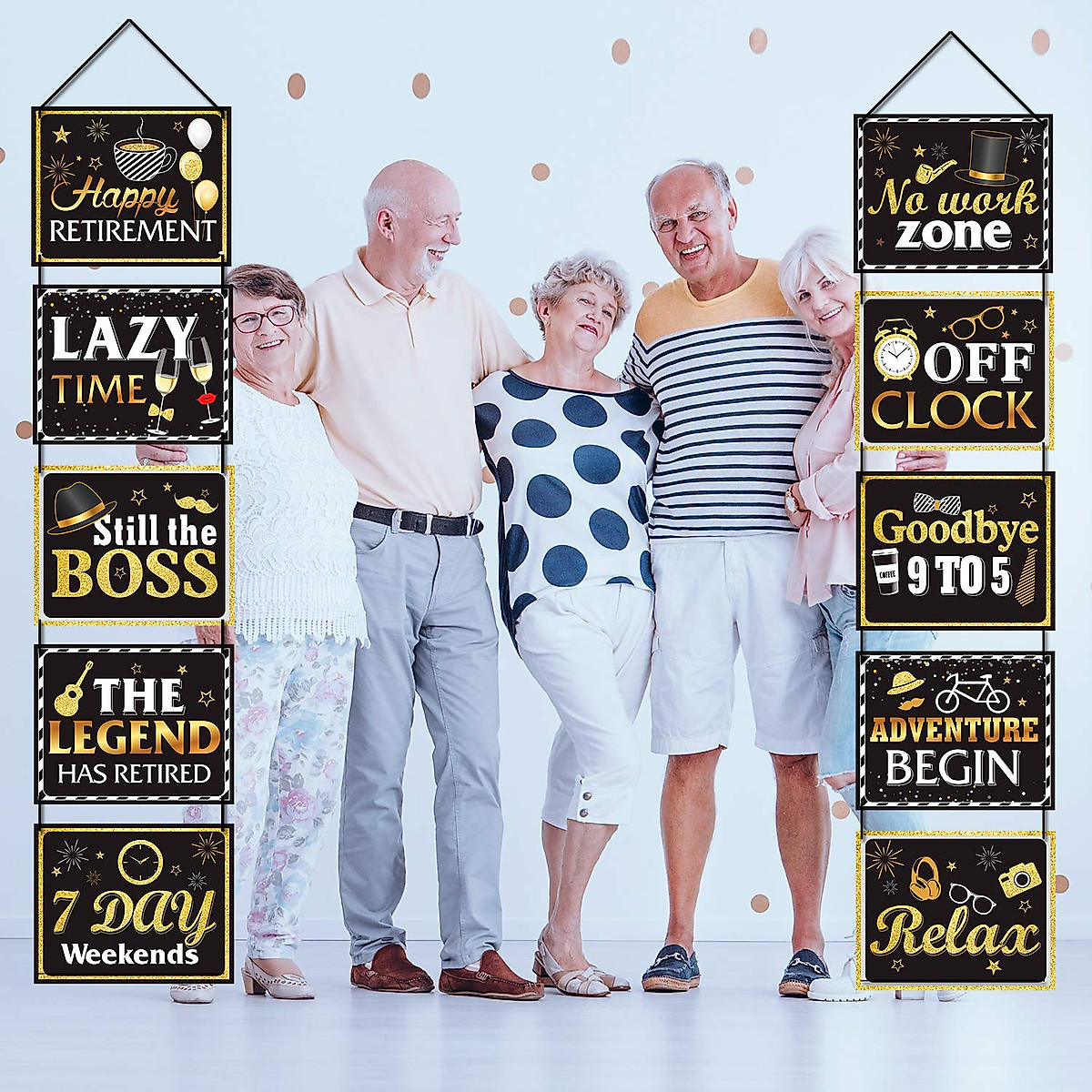 Retirement Party Decorations Happy Retirement Banner The Legend Has Retired Yard Sign Retirement Party Suppliers Hanging Cards Decorating Kit