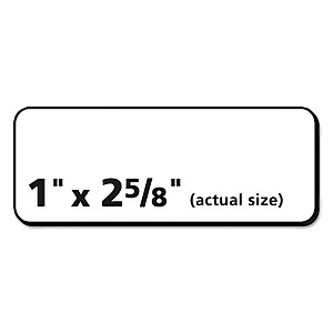 Avery 45160 Address Labels for Laser Printers, 1 x 2-5/8, White, 7500/Box