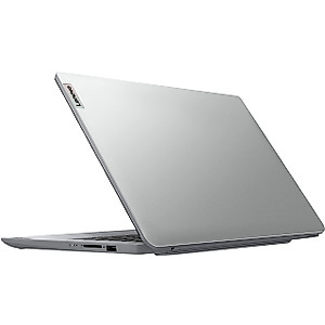 Lenovo IdeaPad 1i 14" Laptop Computer, Intel Quad-Core Pentium Silver N5030 Processor, 4GB DDR4 RAM, 128GB eMMC, WiFi 6, BT 5.1, Cloud Grey, 1-Year Office 365, Windows 11 S, BROAG Cable