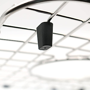 Maxmoral 20pcs Hard Rubber Feet for Sink Grid Sink Protecter Black Rubber Wire Bumpers Sink Protectors for Home Kitchen Sink Rack