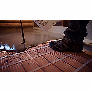 SunTouch TapeMat Electric Under Floor Heating Mat for 120V, 2.0' x 5.0' (10 Sq. Ft.), Orange