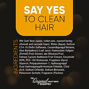 Duffy's Brew Beer Shampoo, 12 Ounce Hair Care Made with Premium IPA Craft Beer, Hair Shampoo that Nourishes, Thickens, and is Color Safe