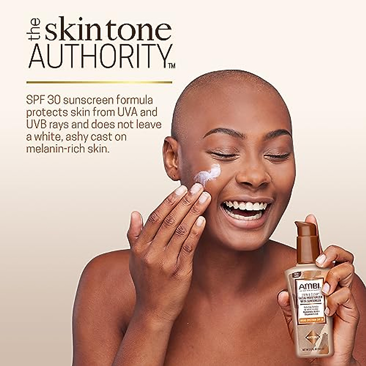 Ambi Even & Clear Daily Facial Moisturizer with SPF 30, 3.5 Ounce