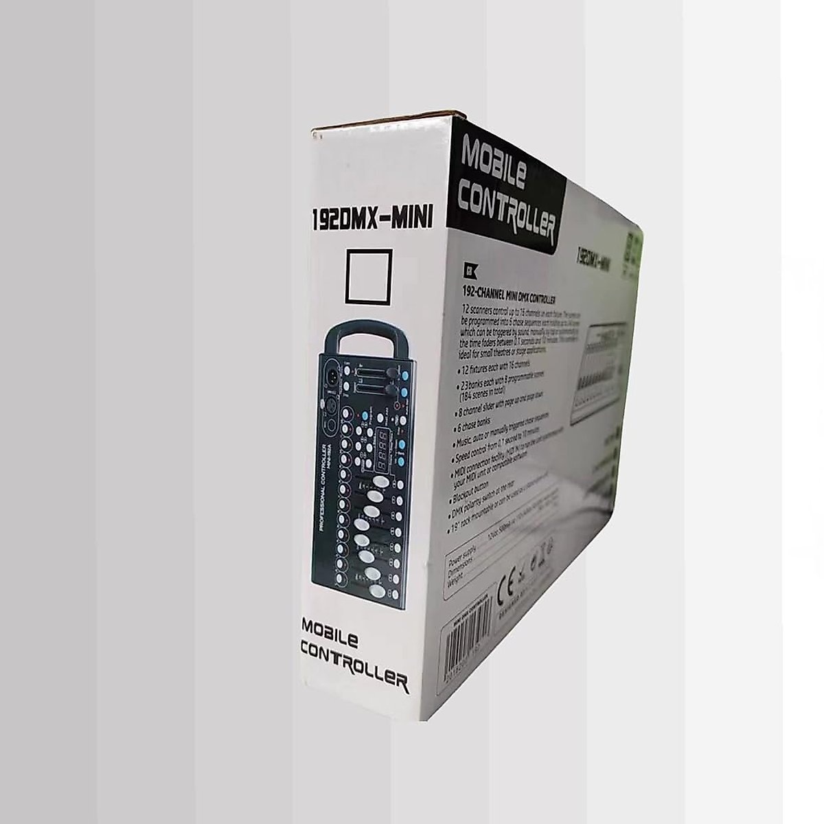 Dmx Console,Universal DMX-512 Controller 192 DMX 512 Stage DJ Light Controller 240 Different Scenes Dmx512 Console Applicable to 3-Pin DMX Cable for DJs Bands Bars Pubs Clubs Family Party Wedding etc…