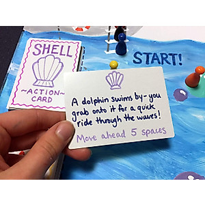 Create Your Own Board Game Set – DIY Kit with Blank Game Board, Game Pieces, Blank Cards, Dice, Spinner – Build Your Own Game for Family Board Games