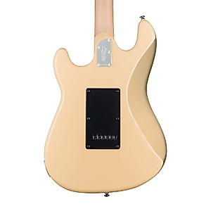 Sterling by Music Man 6 String Solid-Body Electric Guitar, Right, Vintage Cream (CT30HSS-VC-M1)